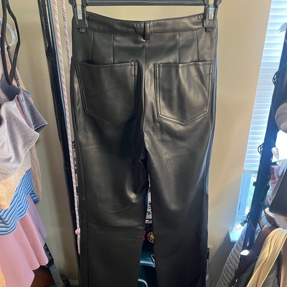 CULTNAKED | Pants & Jumpsuits | Cultnaked Straight Leg Leather Pants ...